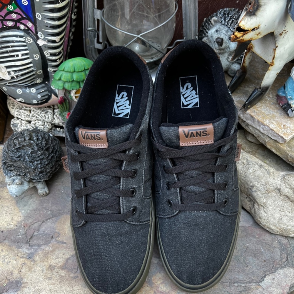Vans Raw Denim Skate Shoes. - Gem